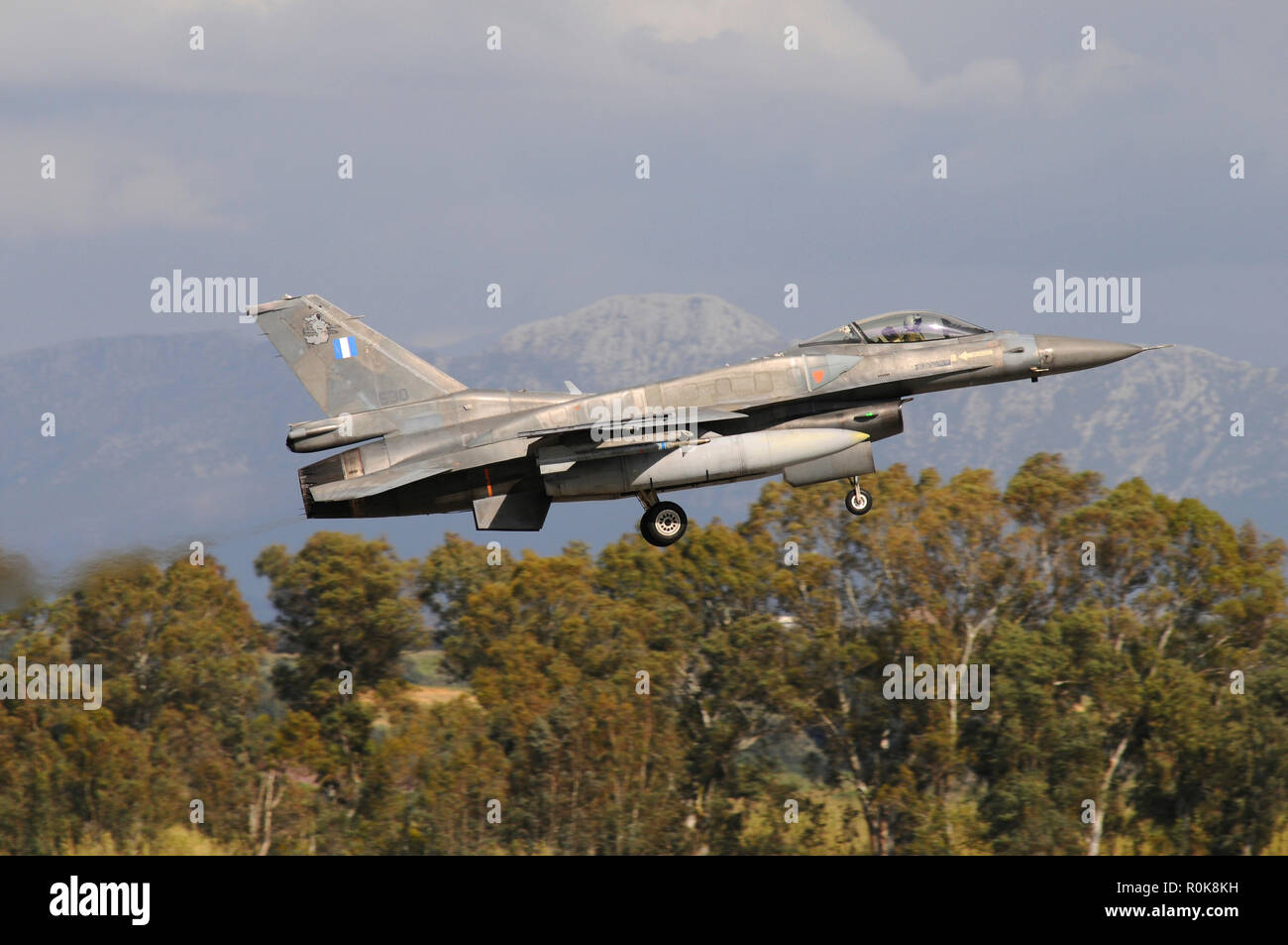 Greek Air Force F-16C Block 52 taking off Stock Photo - Alamy