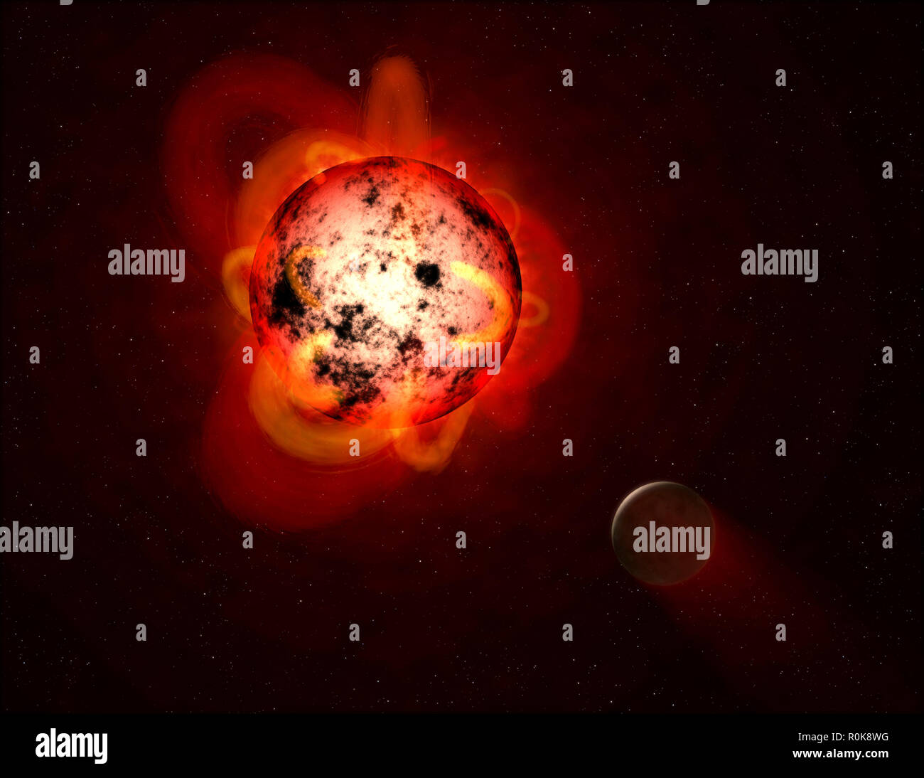 Red dwarf star hi-res stock photography and images - Alamy