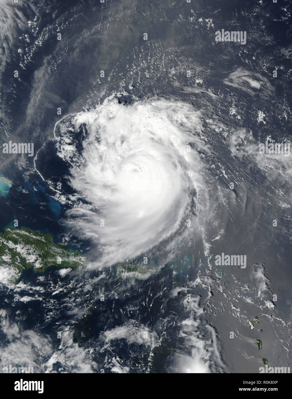 Hurricane Jose in the Atlantic Ocean Stock Photo - Alamy
