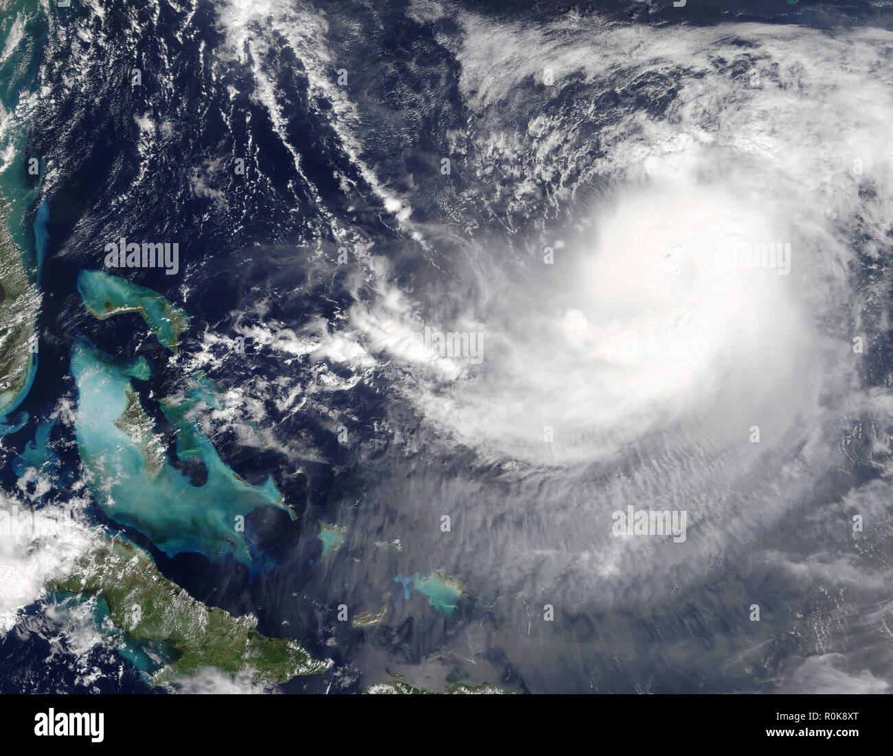Satellite view hurricane in hi-res stock photography and images - Alamy