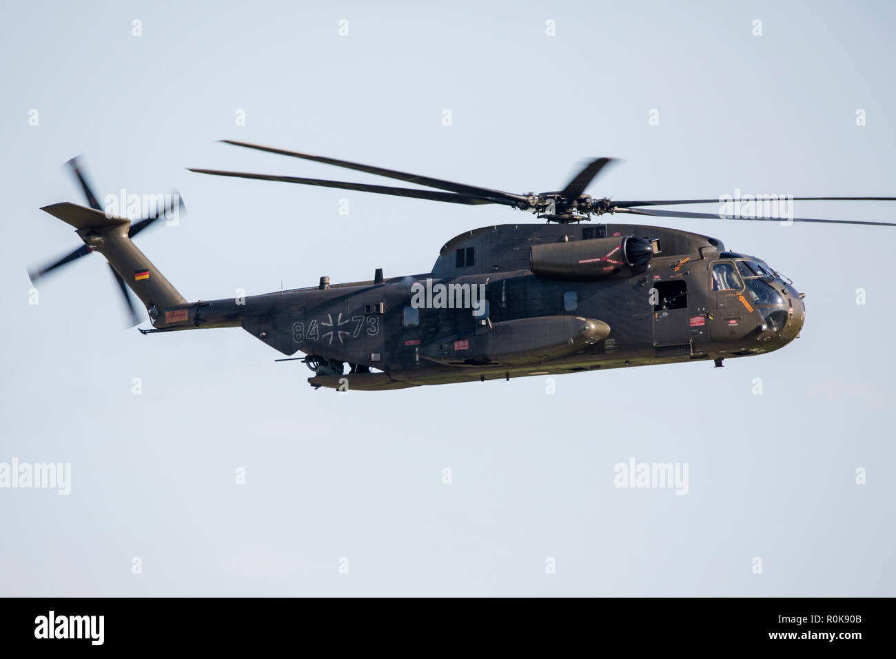 CH-53GA of the German Air Force with ramp machine gun Stock Photo - Alamy
