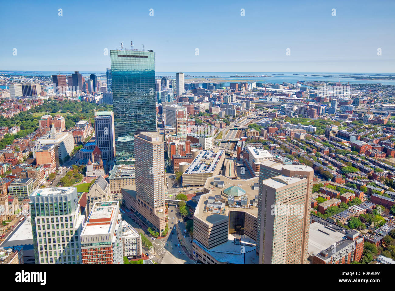 View from prudential tower to downtown hi-res stock photography and ...