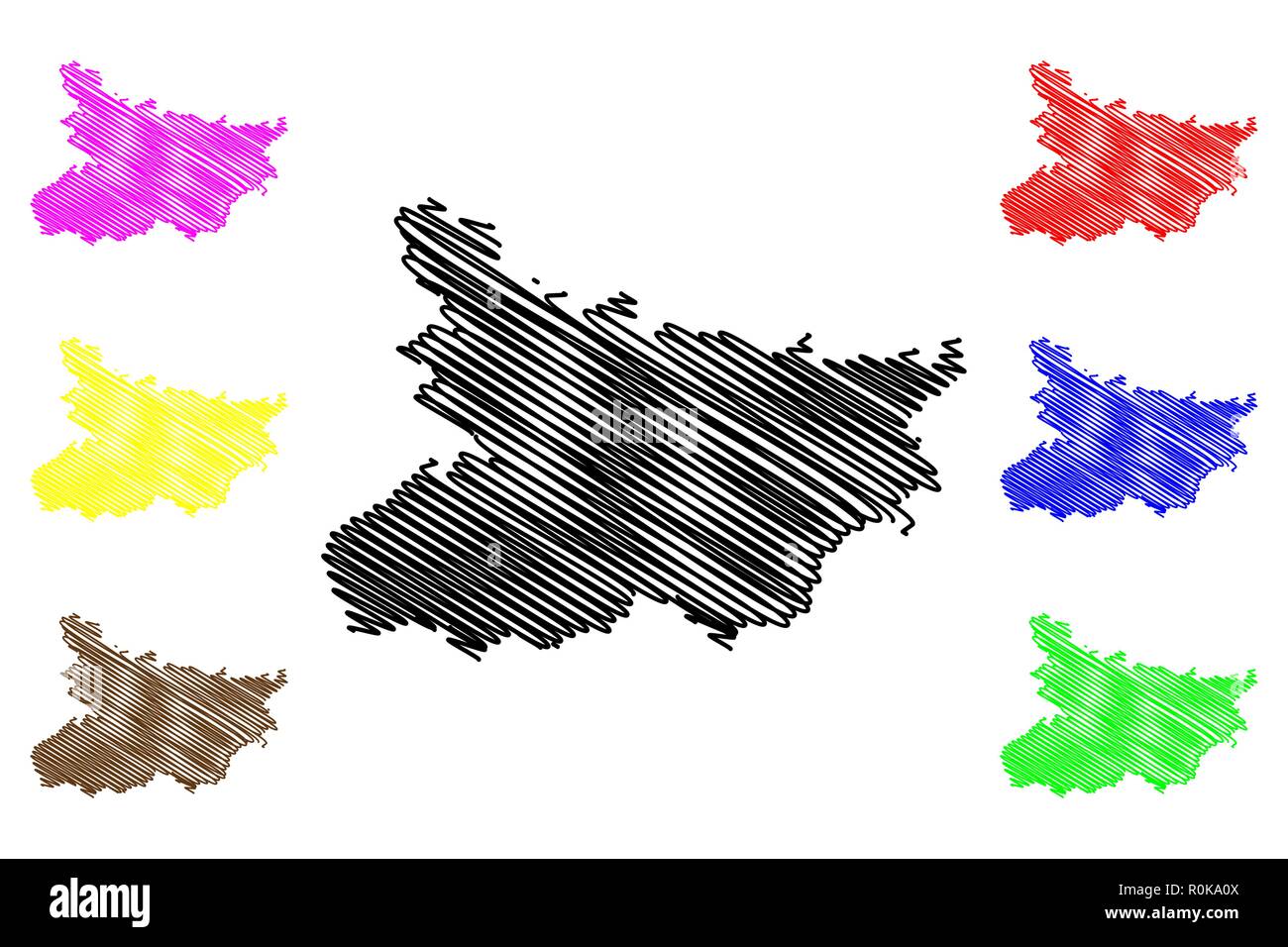 Bihar (States and union territories of India, Federated states ...