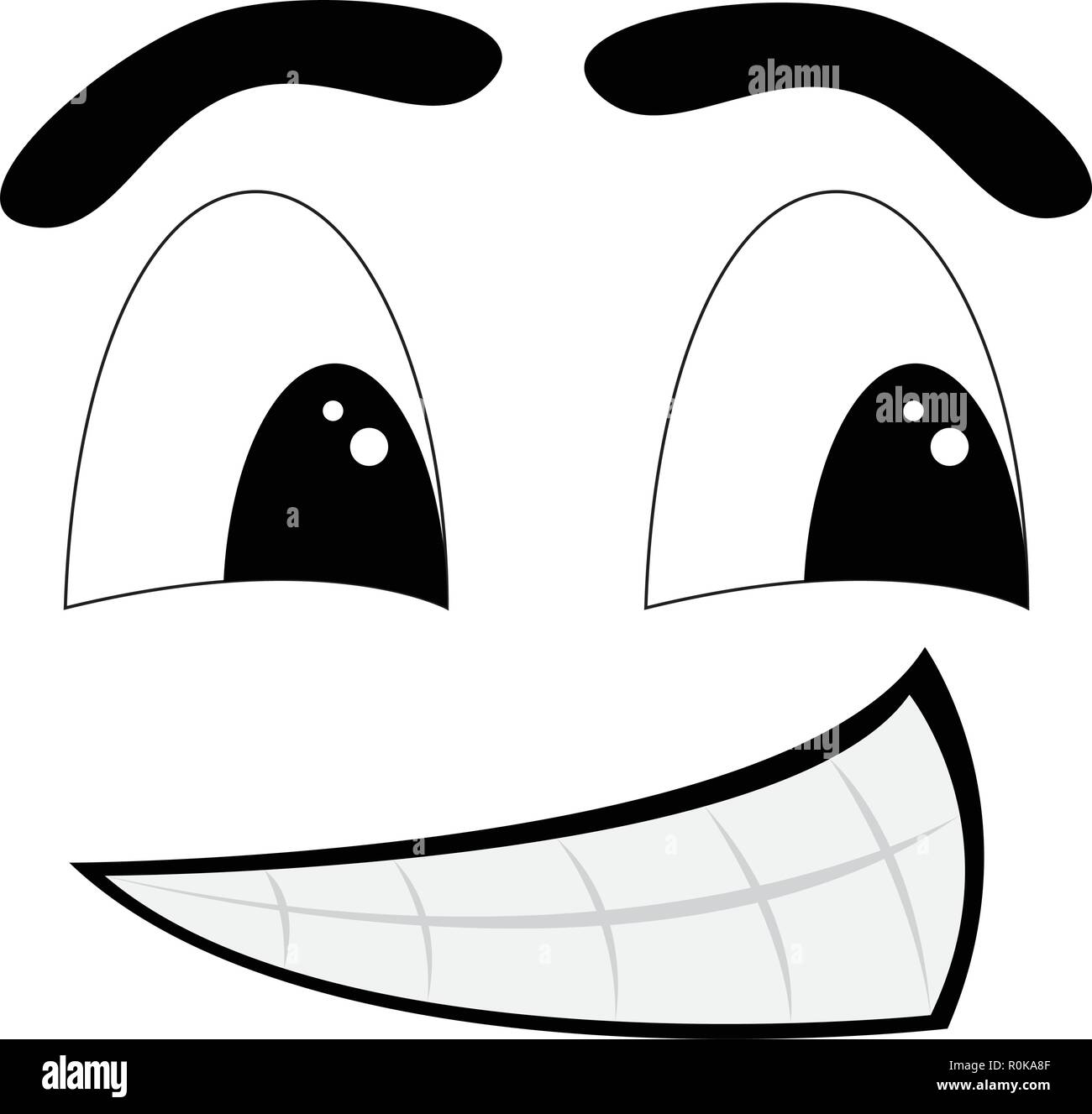 Comic facial expression Stock Vector Image & Art - Alamy
