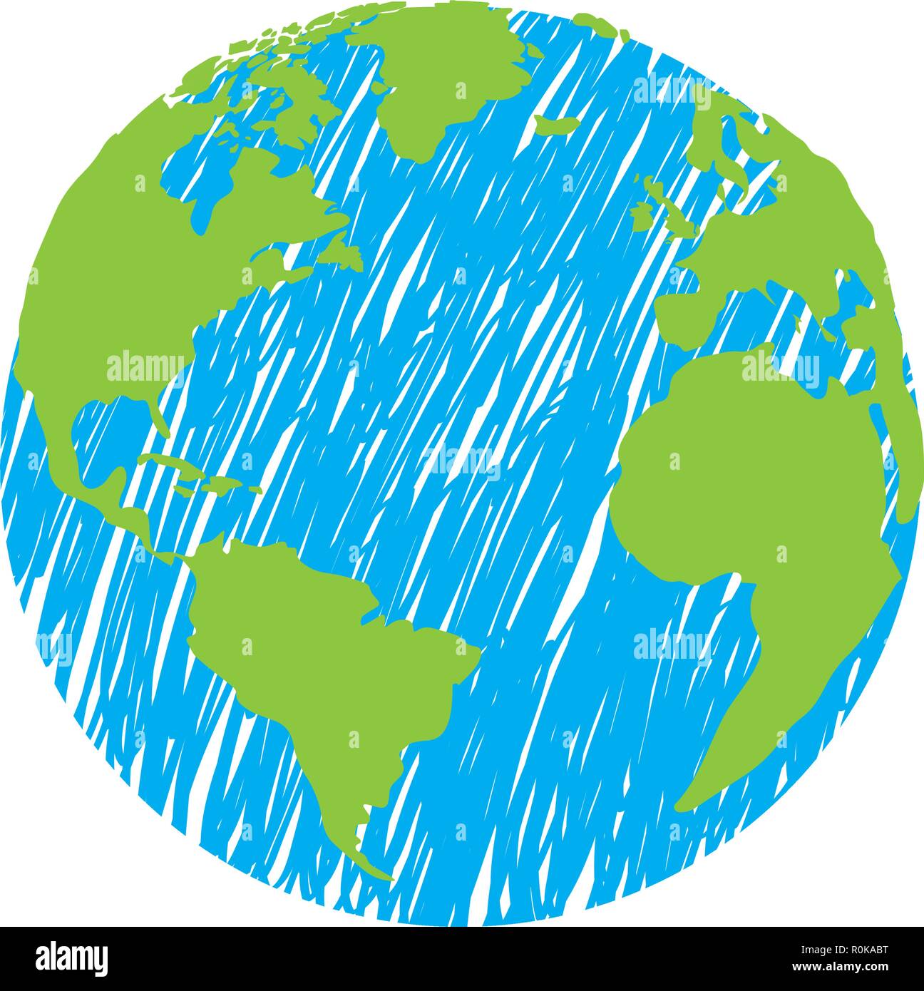 Isolated earth sketch Stock Vector Image & Art - Alamy