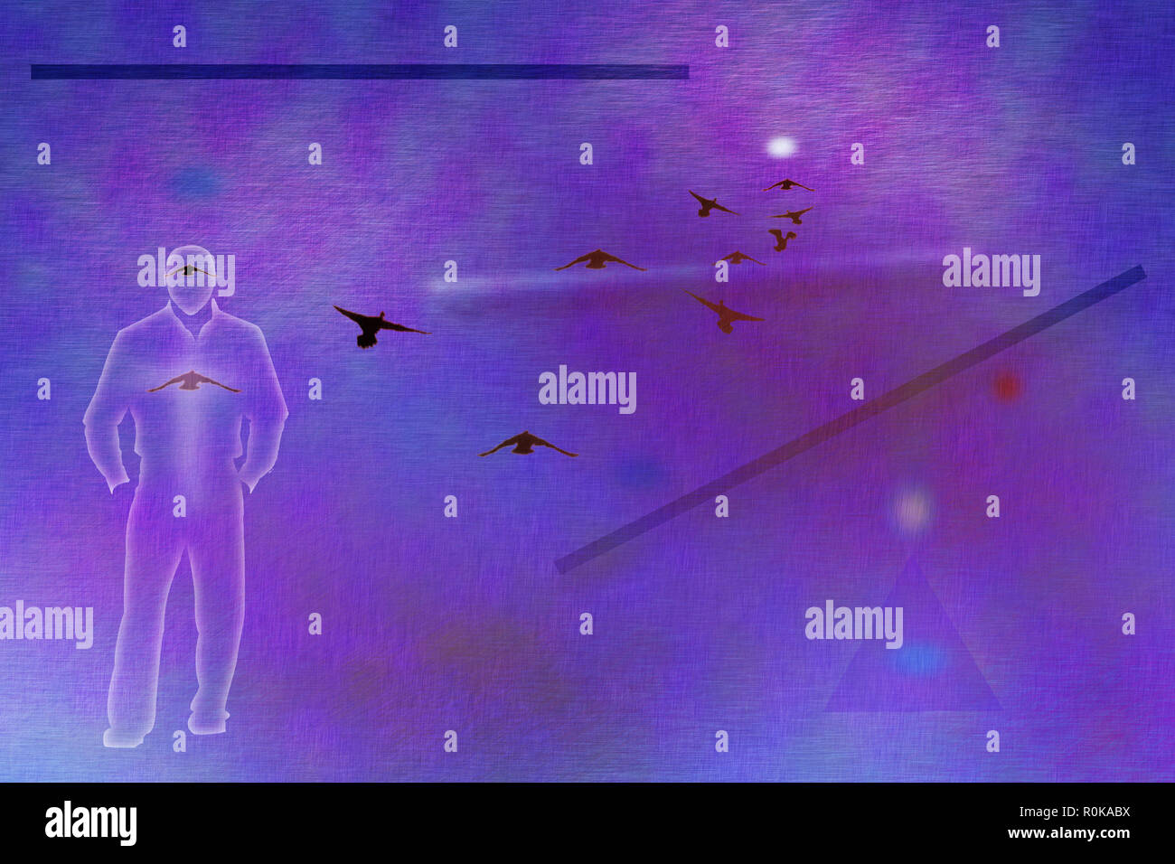 Geometric ghost hi-res stock photography and images - Alamy