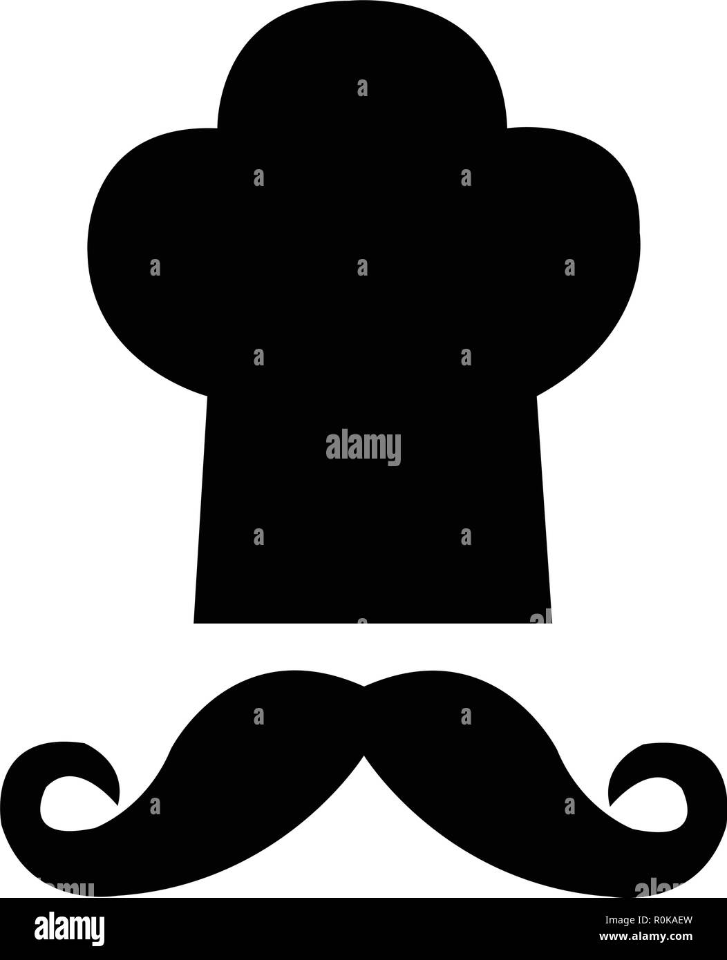 Chef cap silhouette Stock Vector Image & Art - Alamy