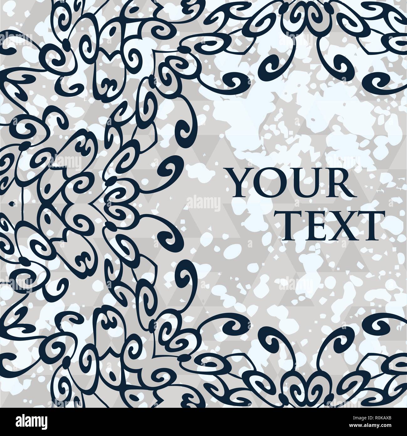 Ornamental mandala vector round frame for your text Stock Vector Image ...