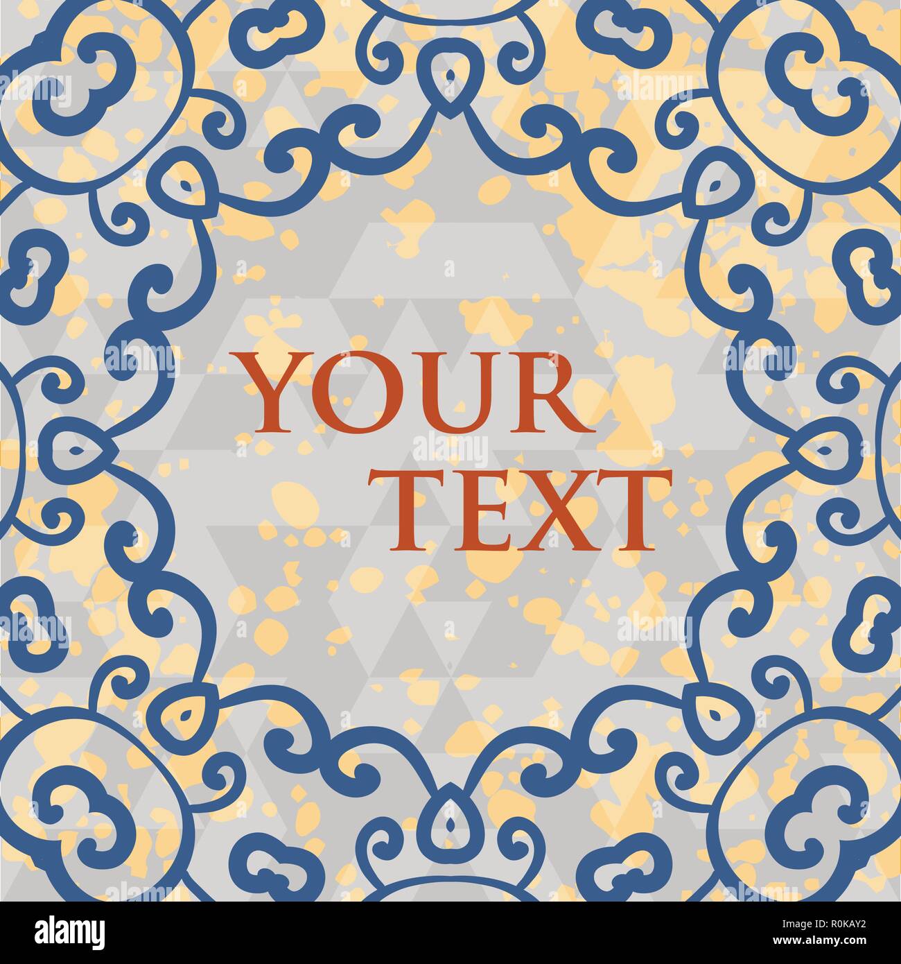 Round Blue Borders And Frames