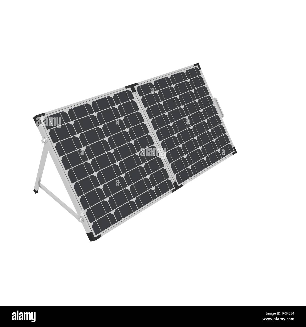 Solar 3d render illustration Cut Out Stock Images & Pictures - Alamy