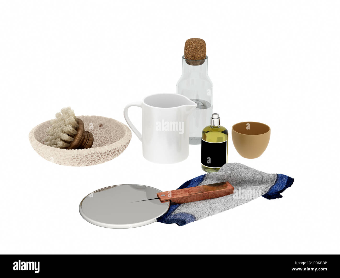 3d render of house objects and tools Stock Photo - Alamy