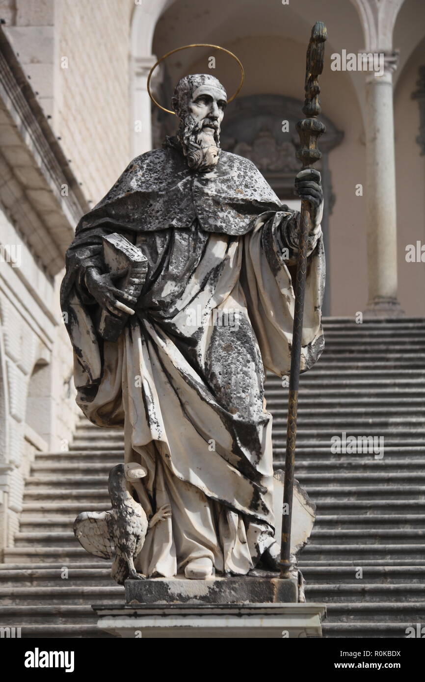 Benedictine abbey of monte cassino hi-res stock photography and images ...