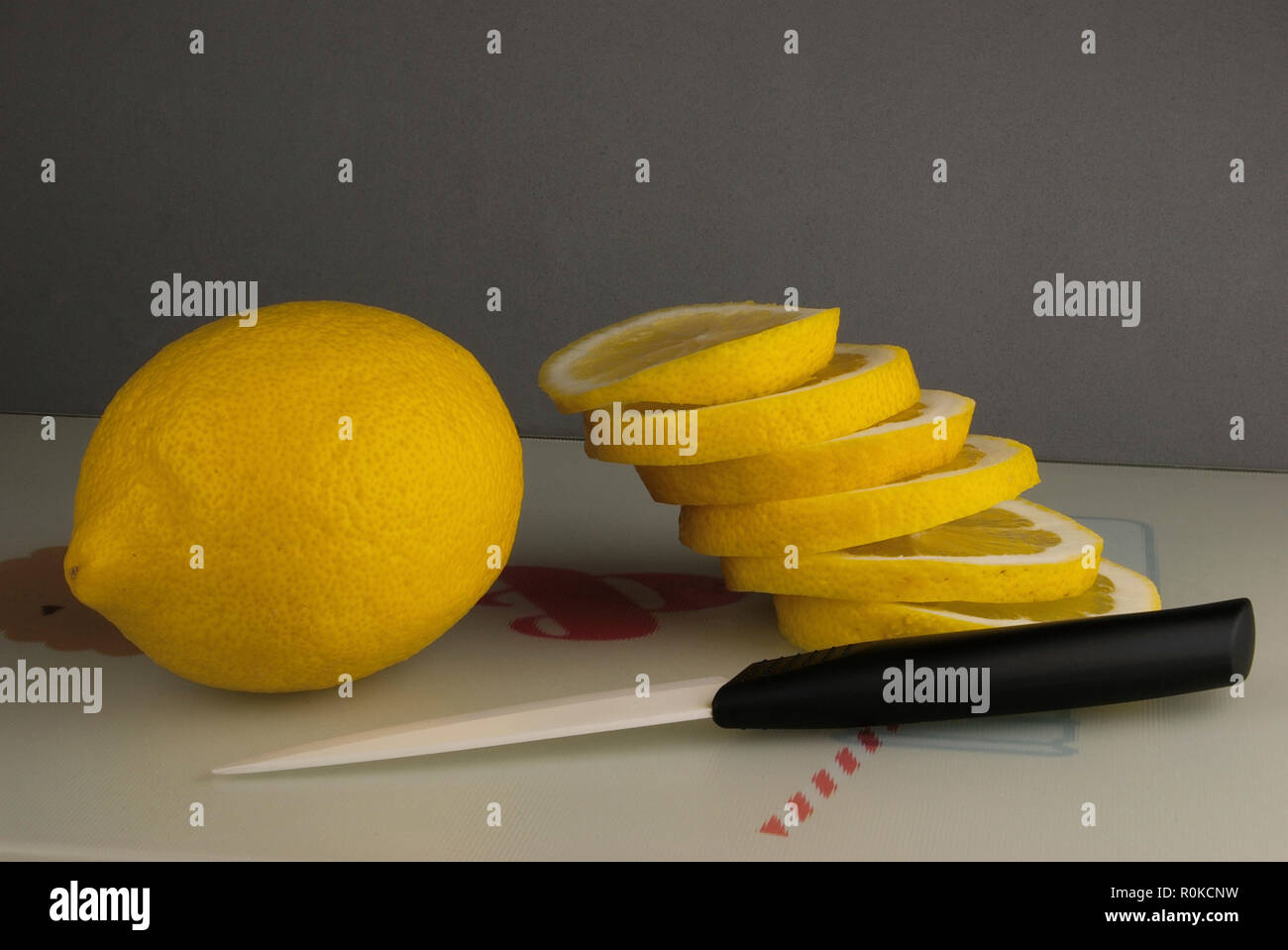 MODERN LEMON STILL LIFE Stock Photo - Alamy