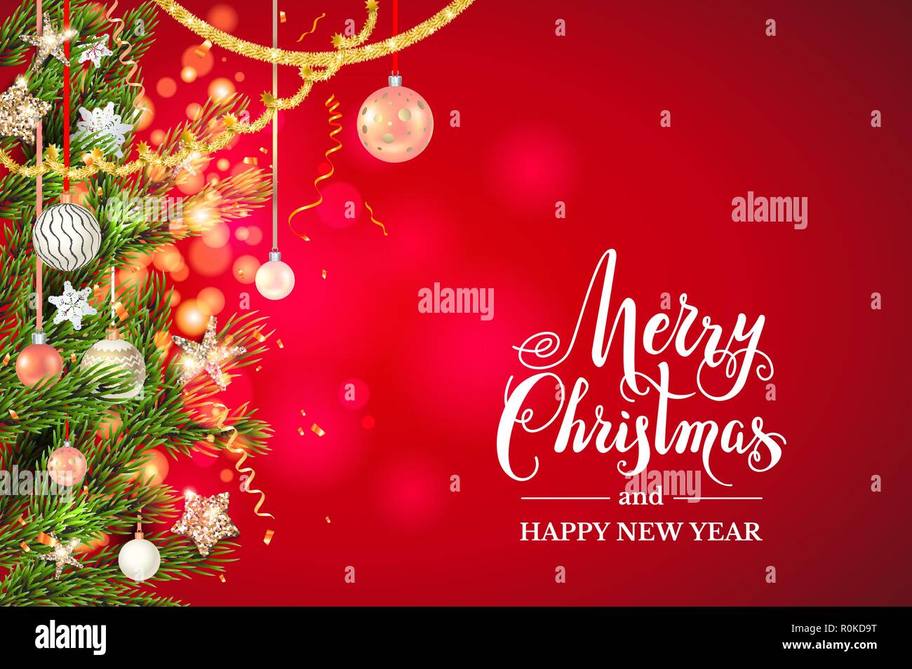 Happy christmas Stock Vector Images - Alamy