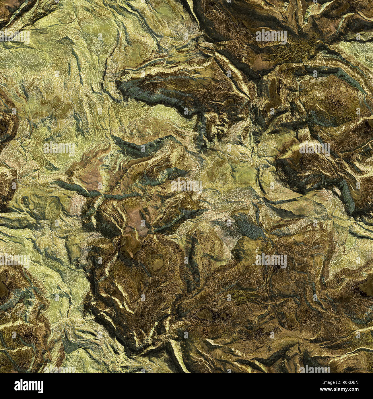 Aerial view from air plane of green nature mountains seamless texture ...