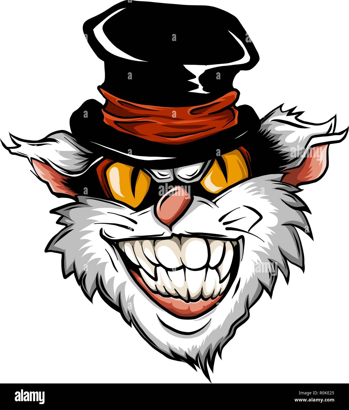 Pink kitten face head Stock Vector Images - Alamy