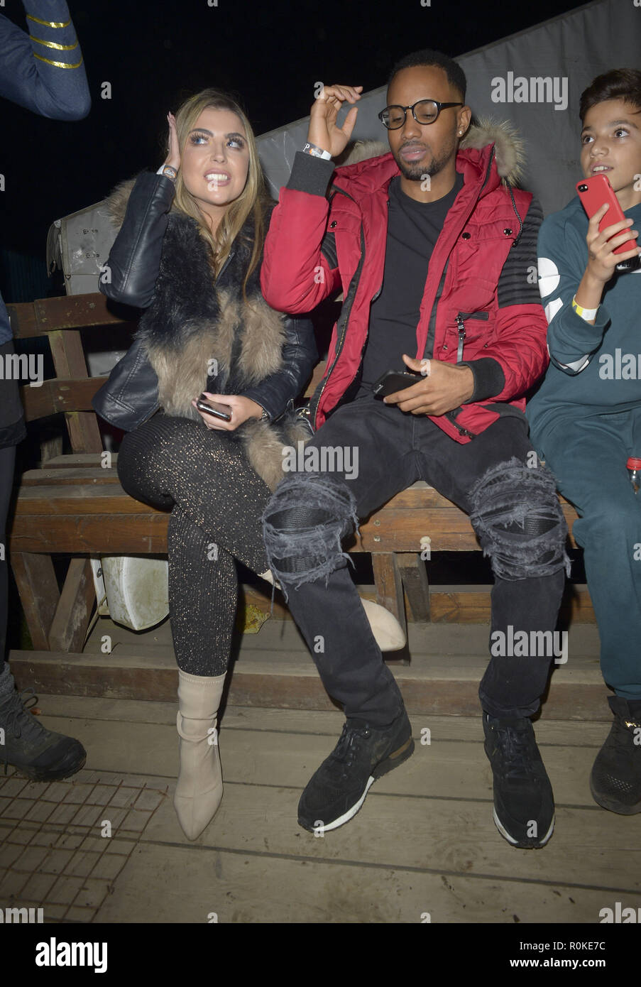 Celebrites go on The Hay Ride at Shocktober Fest Tulleys Farm Featuring ...