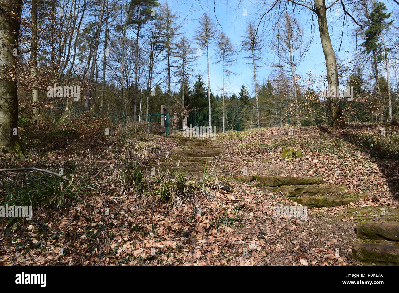 Reimsbach ww2 cemetery is build on a parcel of about 6800 m² there is a ...