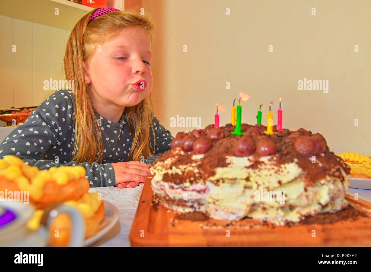 Little Girl Blowing Out Candles Video at Mattie Delgado blog
