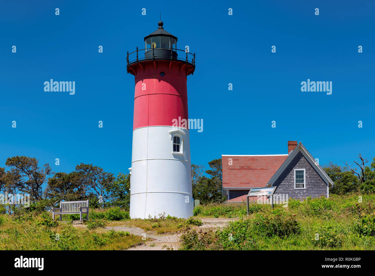 Nauset Beach Light Lighthouse, Cape Cod, Massachusetts Stock Photo - Alamy