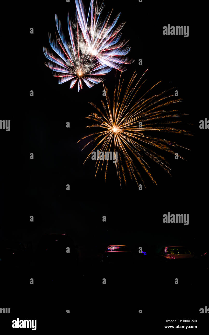 Fireworks bright colours hi-res stock photography and images - Alamy