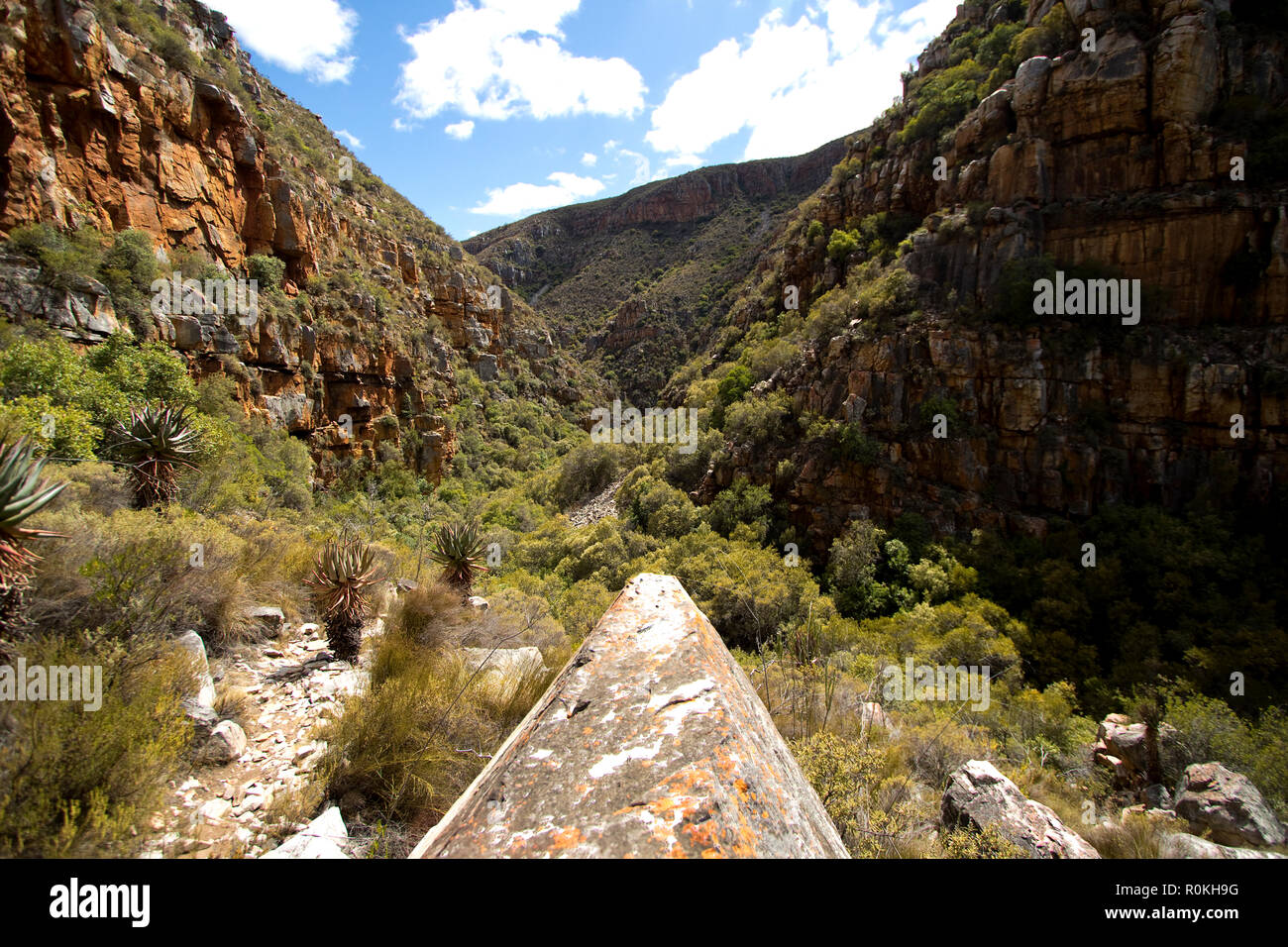 Gorge in Gamkaberg Stock Photo - Alamy