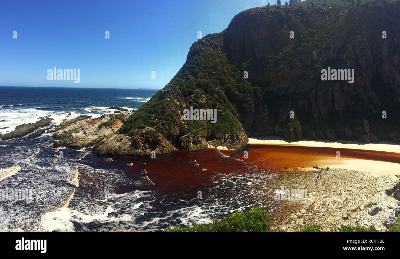 Bloukrans River mouth Stock Photo - Alamy
