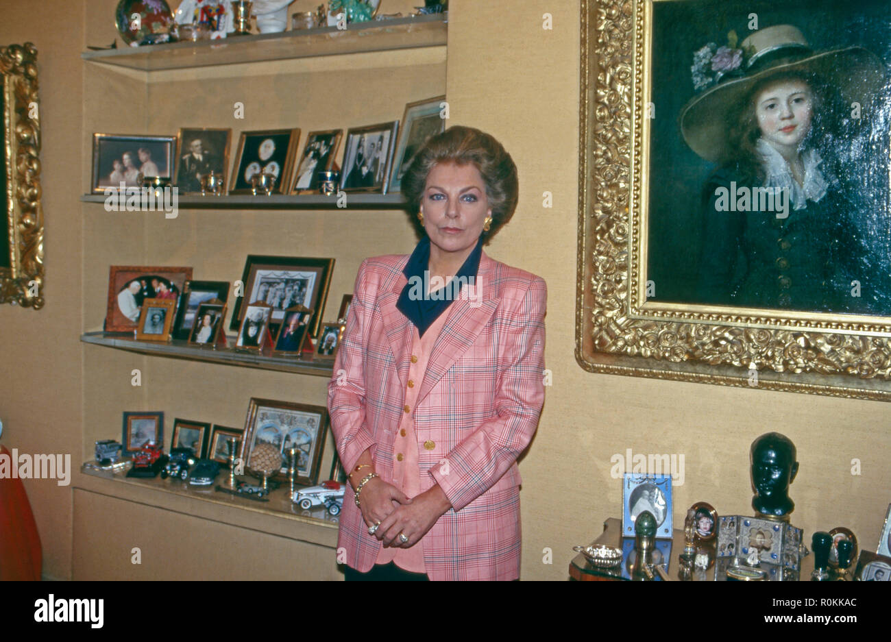 Barbara Prinzessin von Jugoslawien, geb. von Liechtenstein, in Paris ...