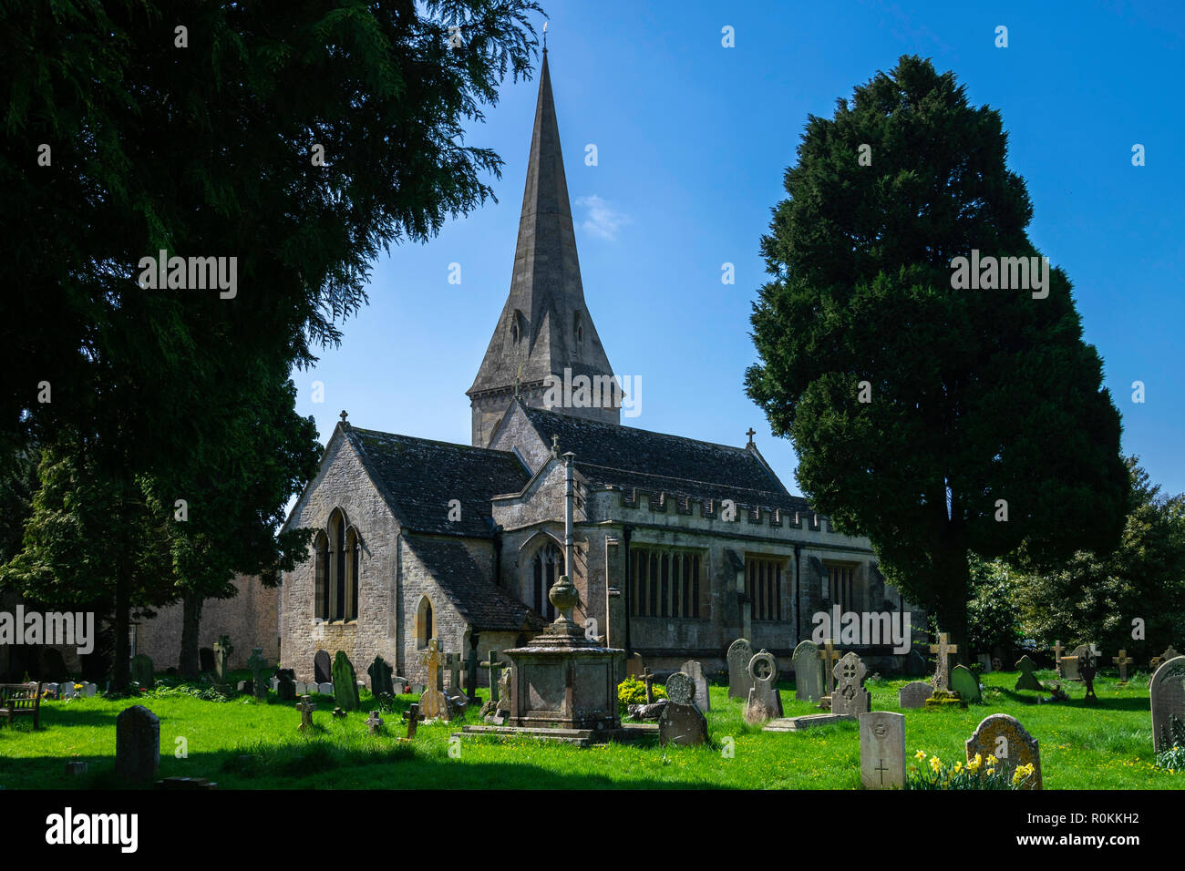 St Peter's Church, Siddington, Gloucestershire Stock Photo - Alamy
