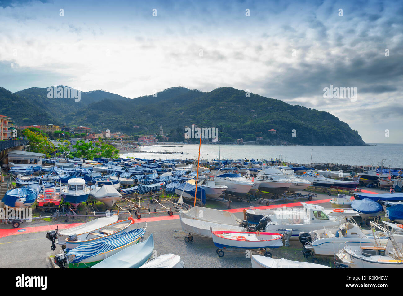 Levanto, Liguria on Italian Riviera Stock Photo - Alamy