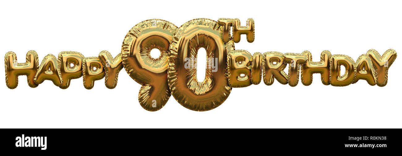 90th birthday balloon hi-res stock photography and images - Alamy