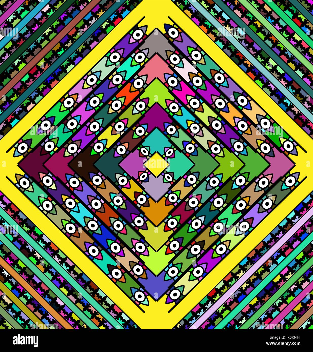 Rhomb frames Stock Vector Images - Alamy