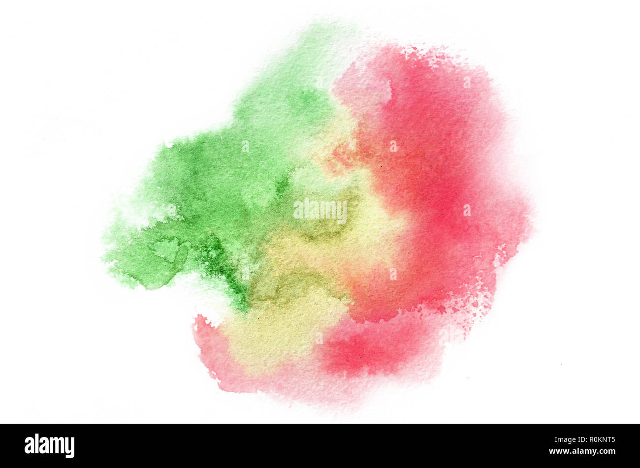 Hand drawn watercolor shape in warm tones for your design. Creative ...