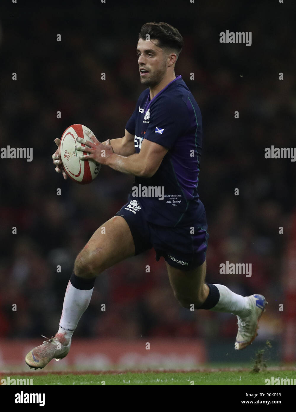 Scotland's Adam Hastings Stock Photo - Alamy