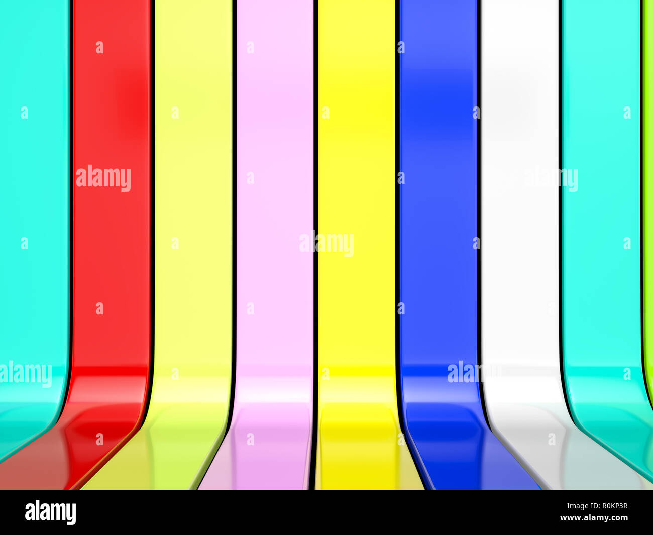 Background formed by color line. 3D illustration Stock Photo - Alamy
