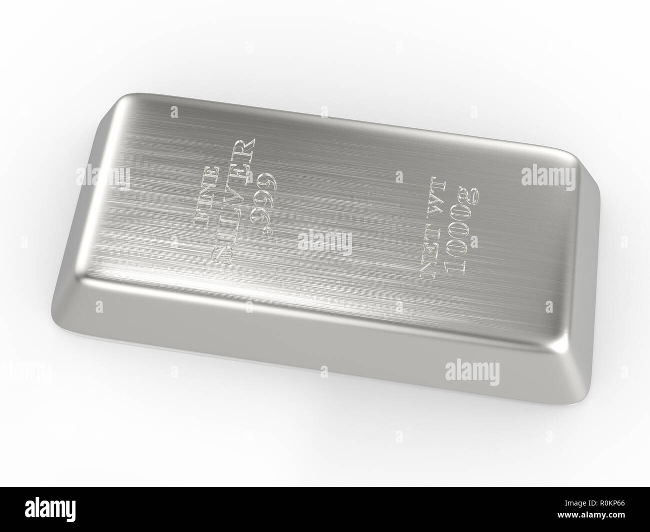 Silver bar on a white background. Vector illustration Stock Photo - Alamy