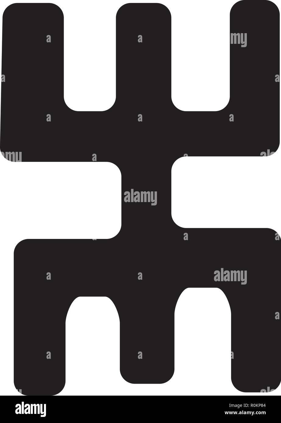 The Moroccan mural decorative design art symbol Stock Vector Image ...