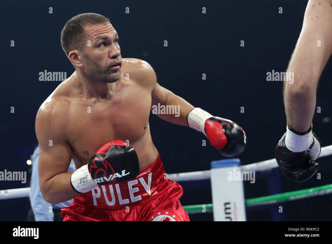 Sofia, Bulgaria - 27 October 2018: Boxing match between Kubrat "Cobra ...