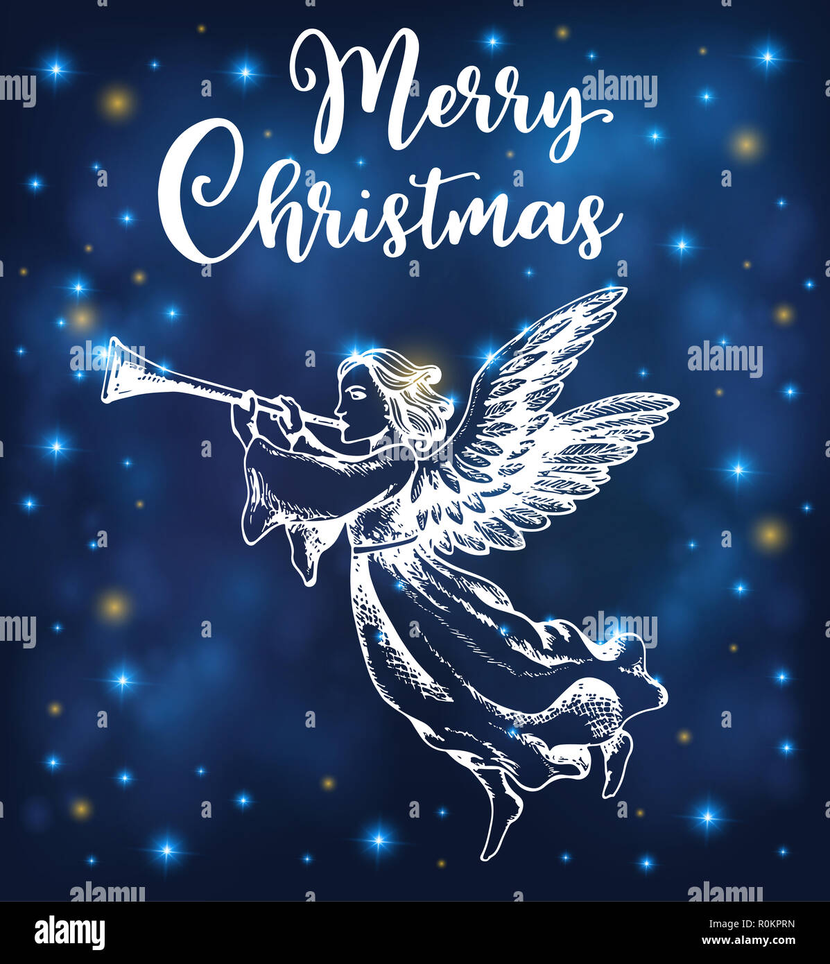 Christmas Angels Background