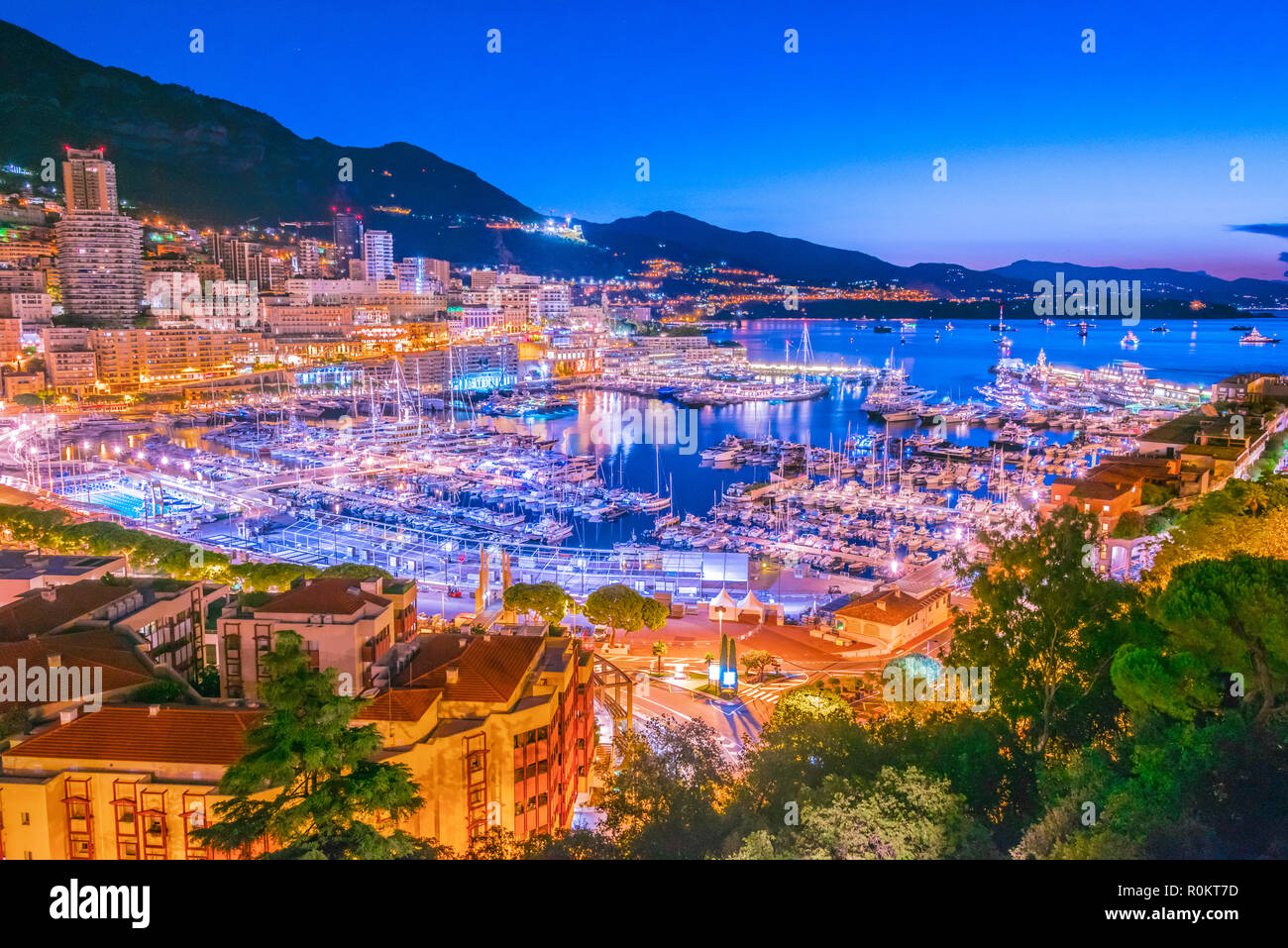 Monte carlo monaco sunset hi-res stock photography and images - Alamy