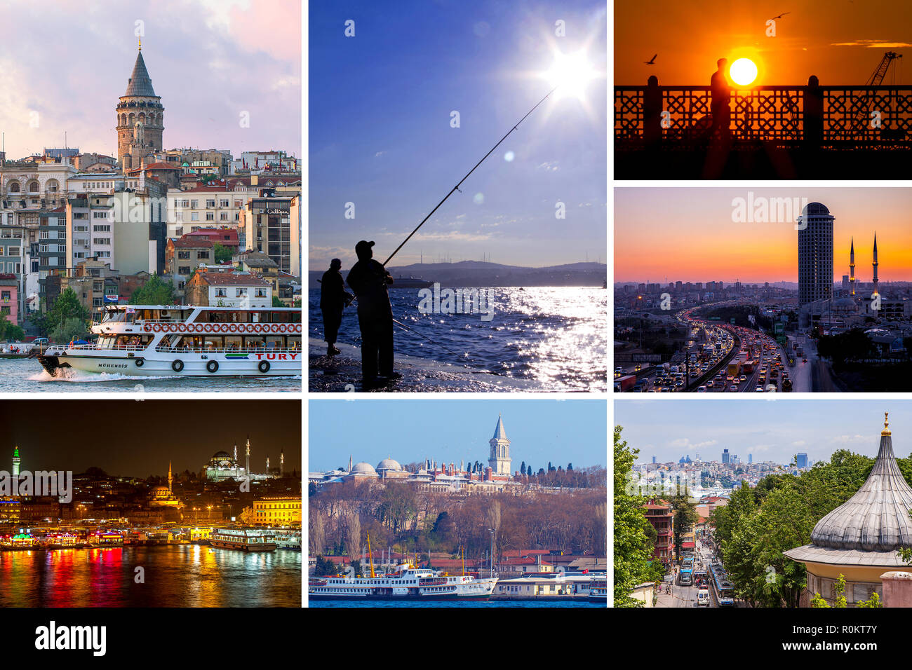 scenes from a variety of istanbul, also popular destination for tourism ...