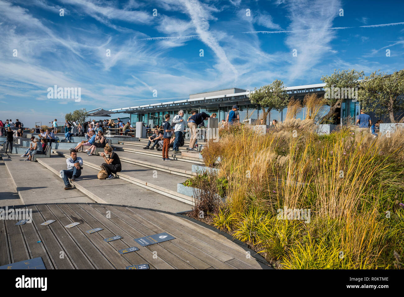 Nemo museum terrace people people hi-res stock photography and images ...