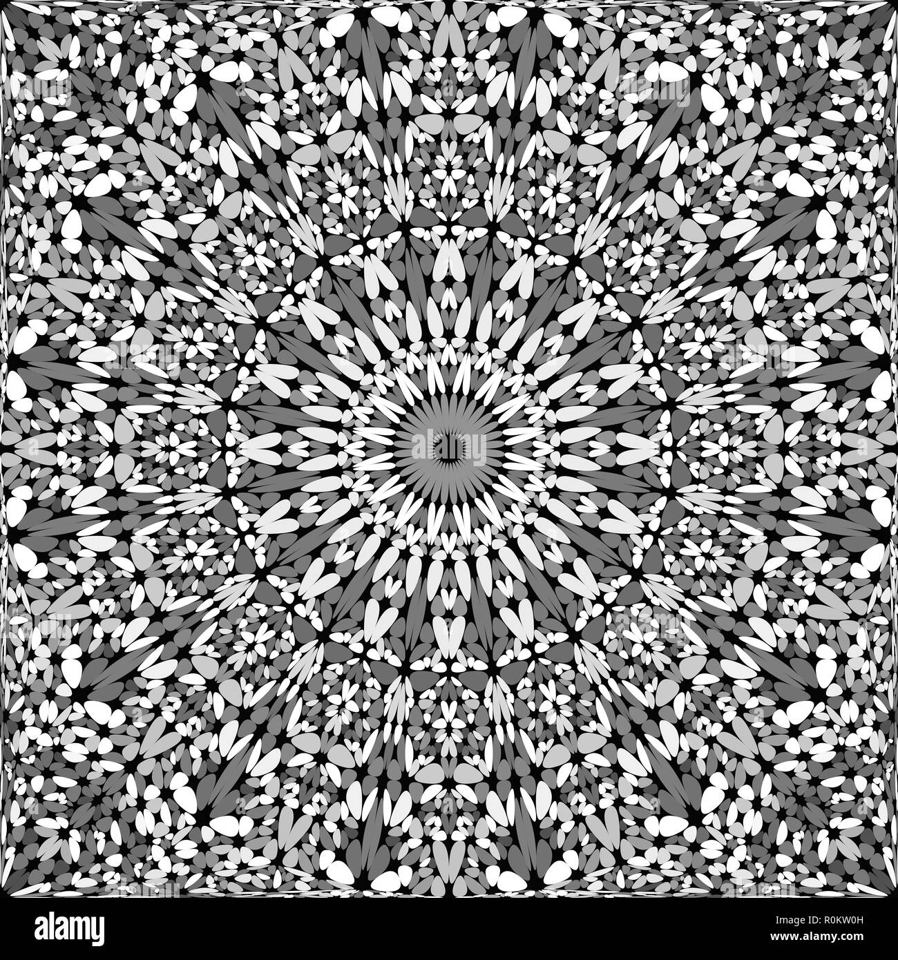 Grey floral pattern hi-res stock photography and images - Alamy