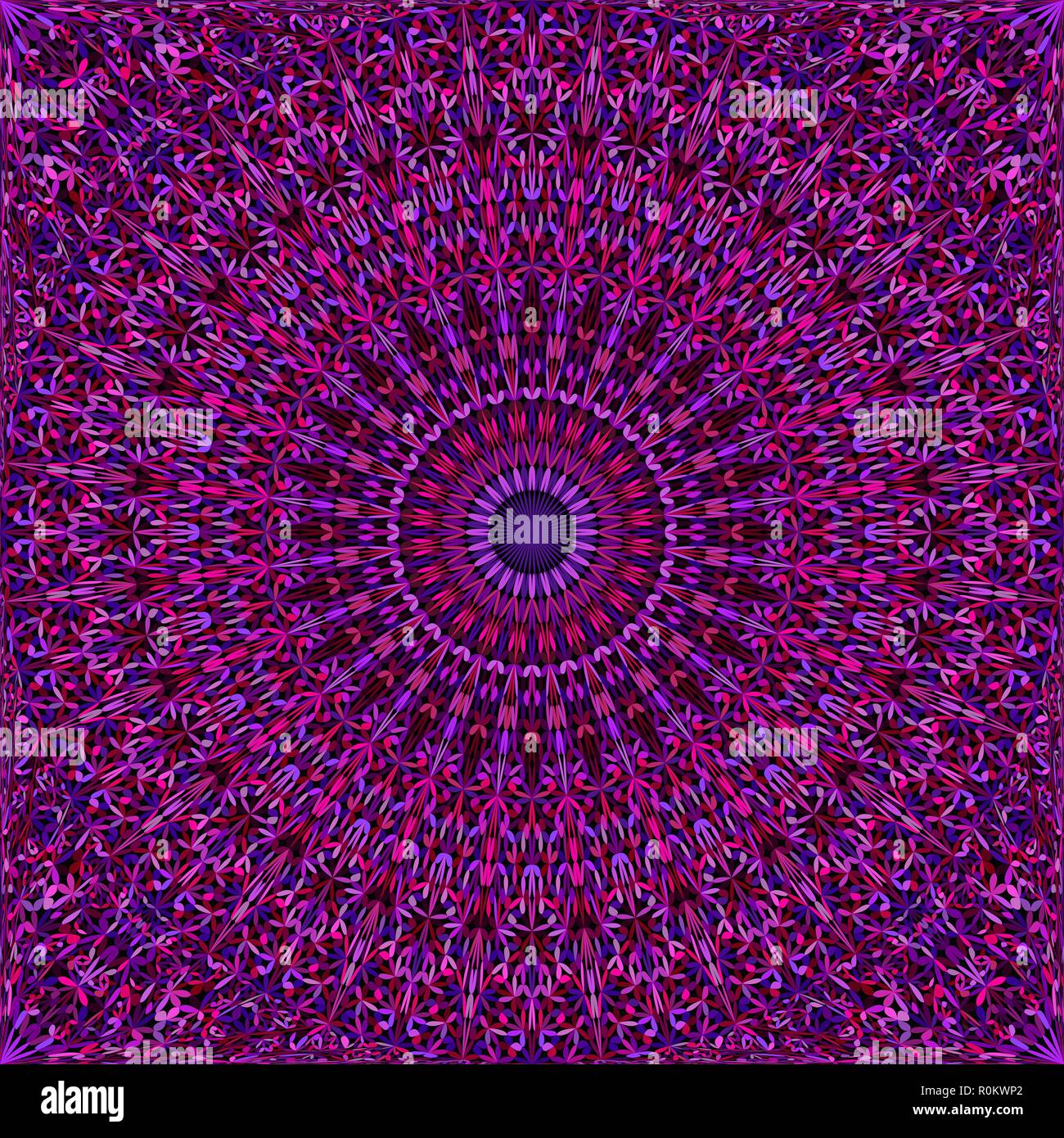 Purple abstract repeating petal garden mandala geometry pattern ...