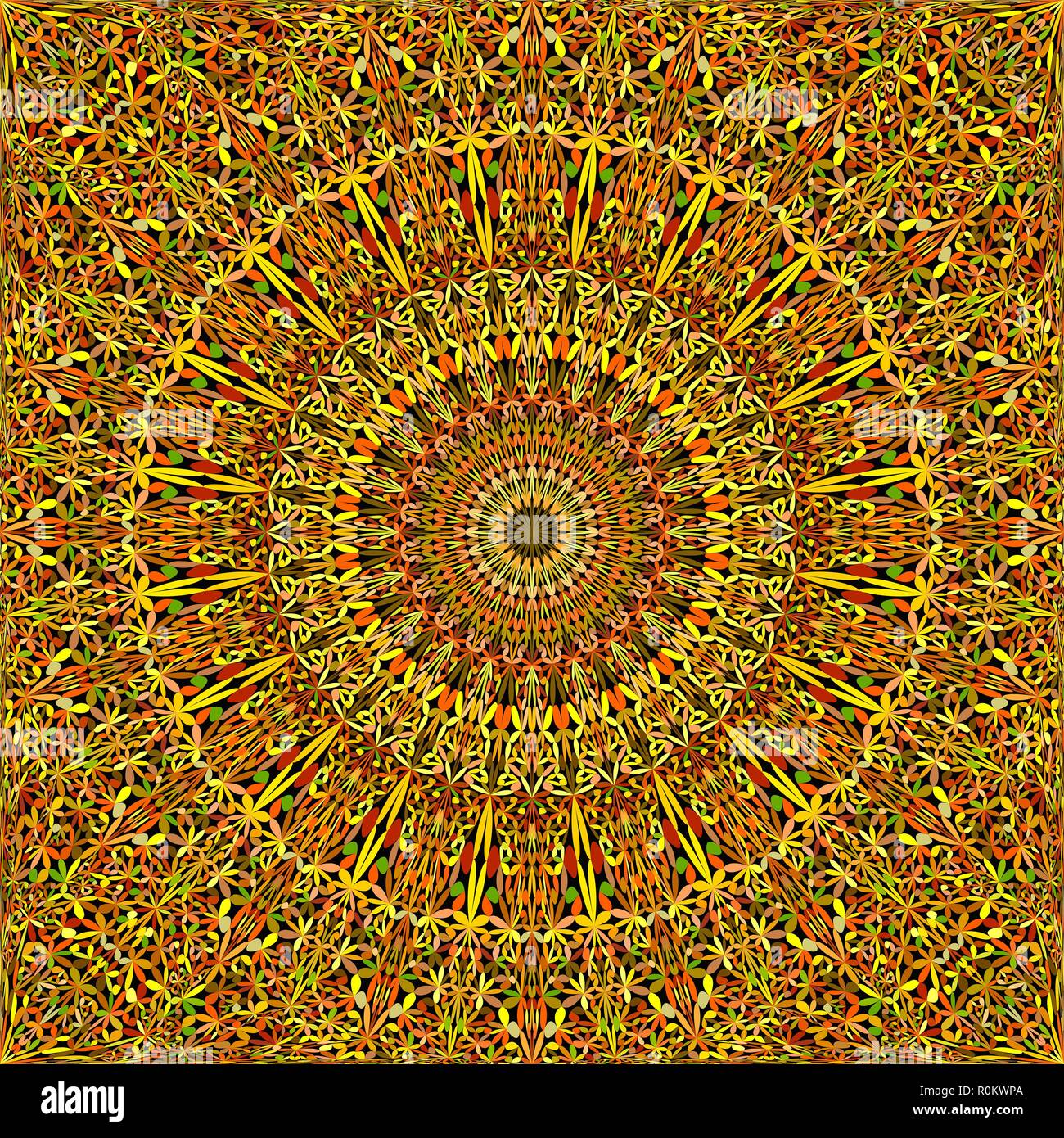 Colorful repeating petal ornate mandala pattern background design Stock ...