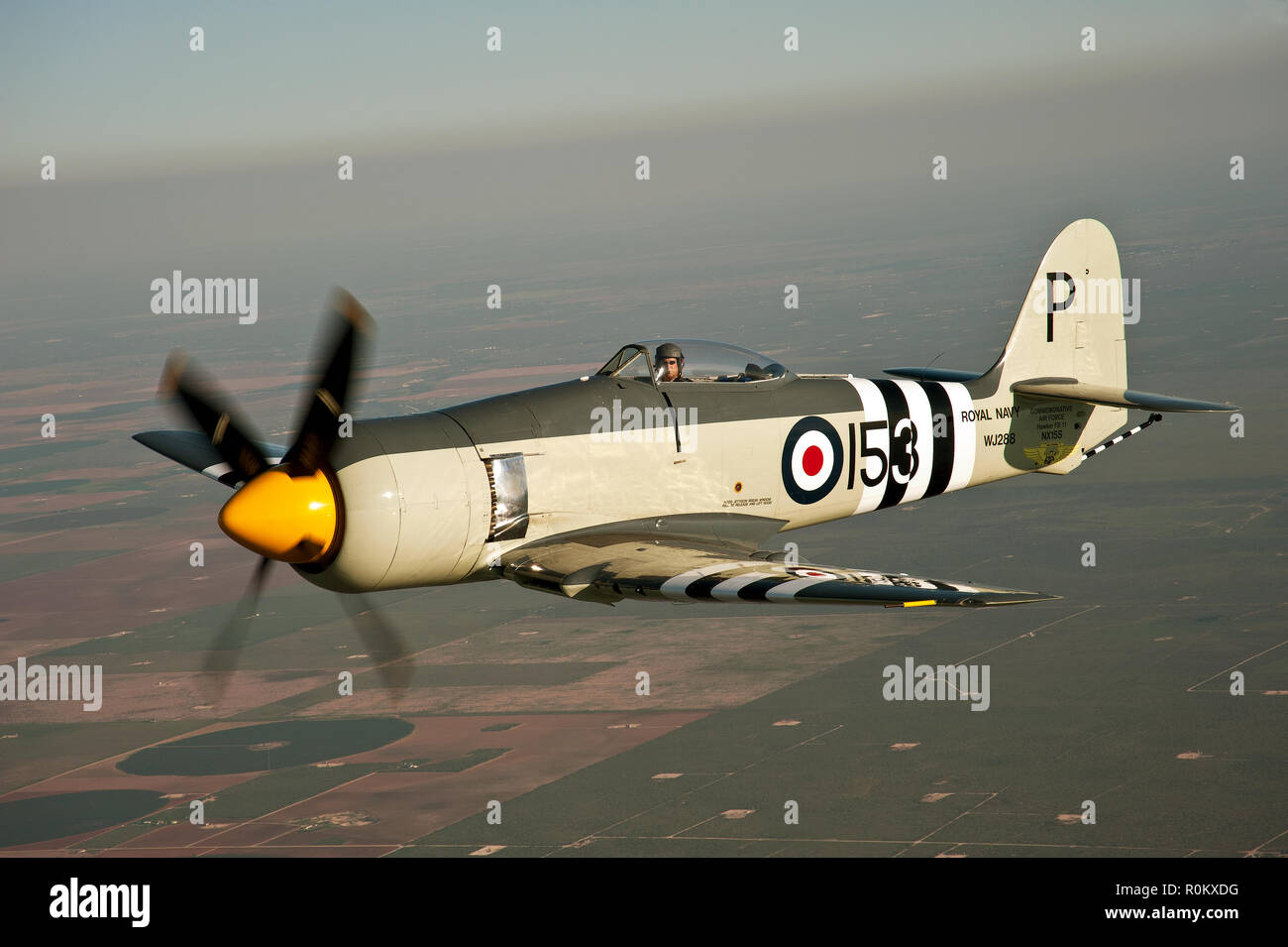Hawker Sea Fury Airplane Stock Photo - Alamy
