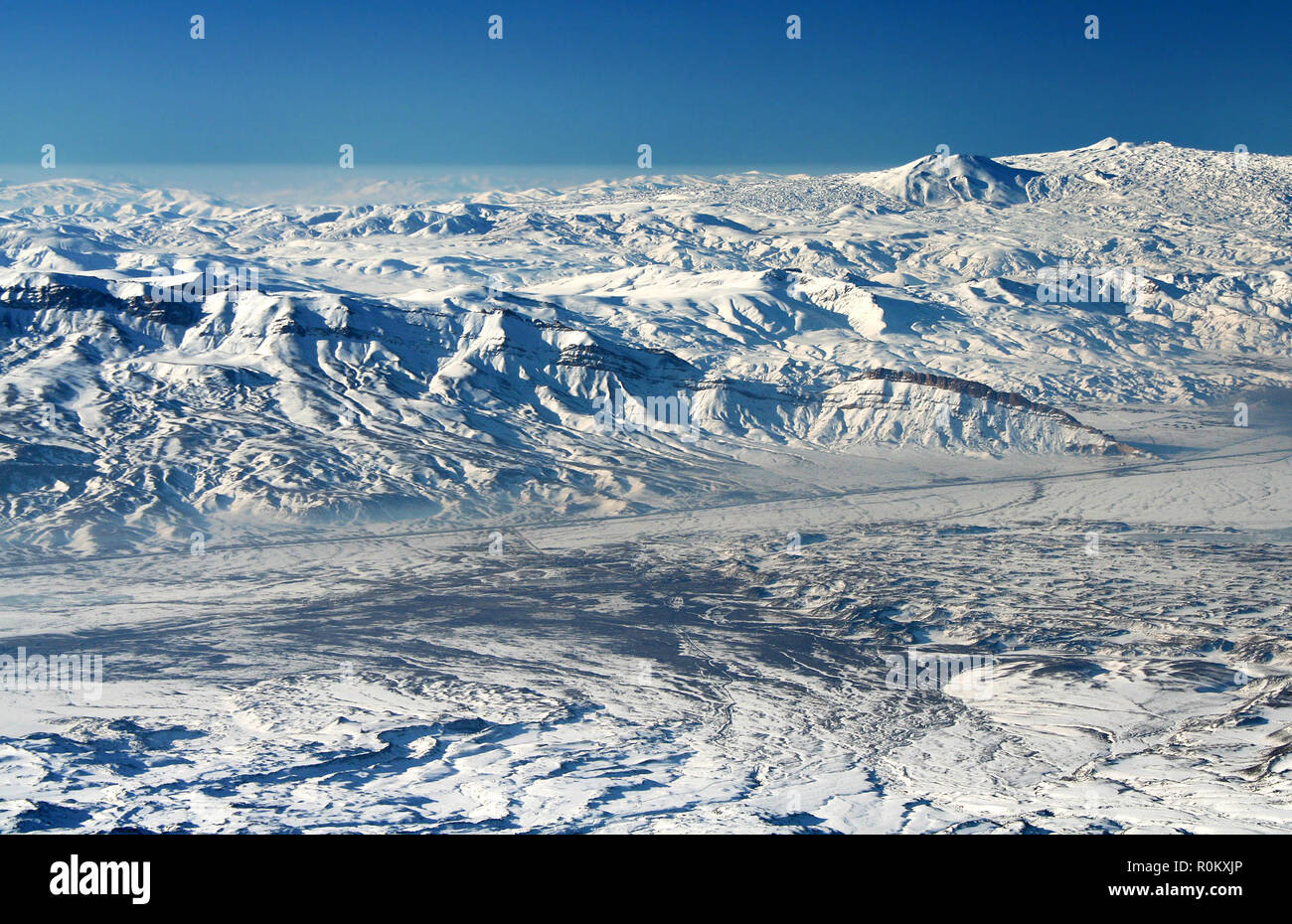 Igdir plain, from Mount Agri (Ararat). This picture was taken in the ...