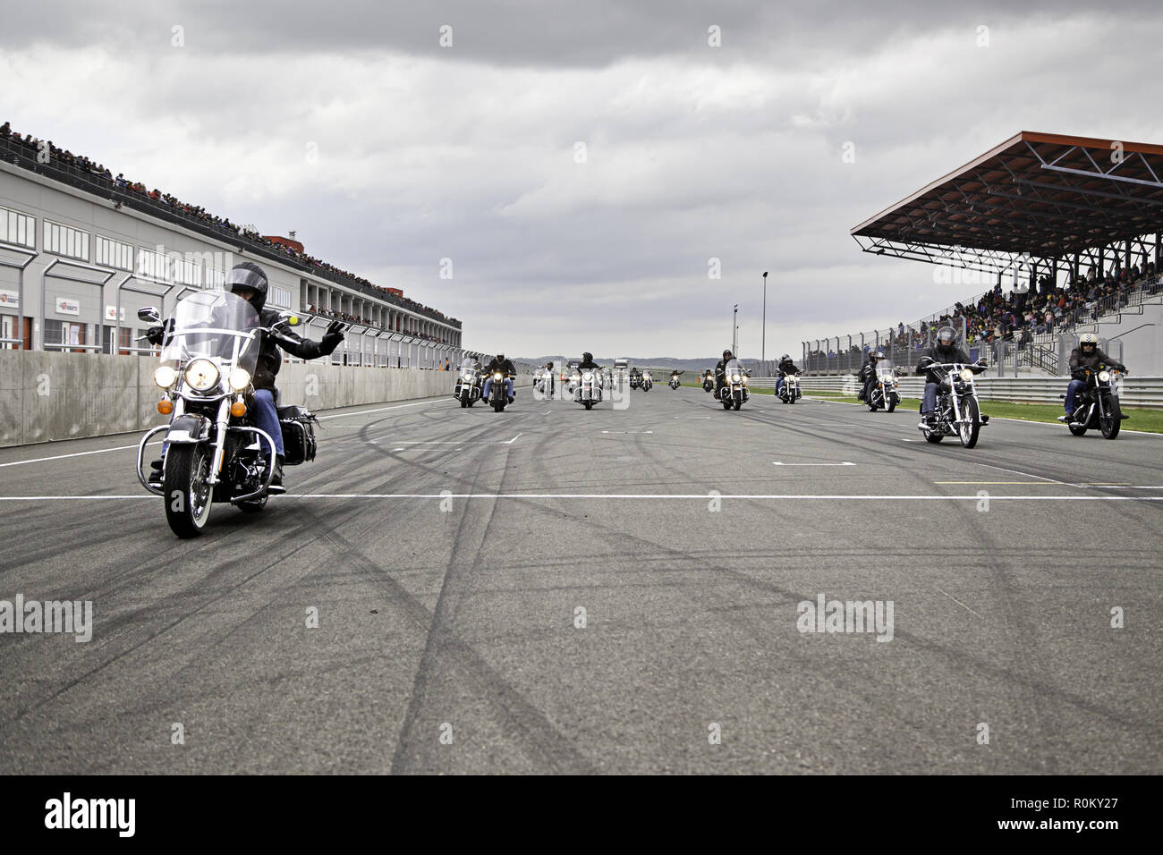 Classic racing motorcycle club race hi-res stock photography and images ...