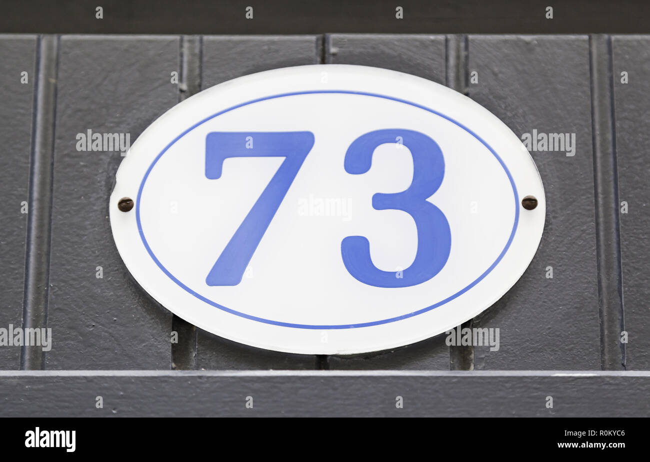 3d number 73 hi-res stock photography and images - Alamy