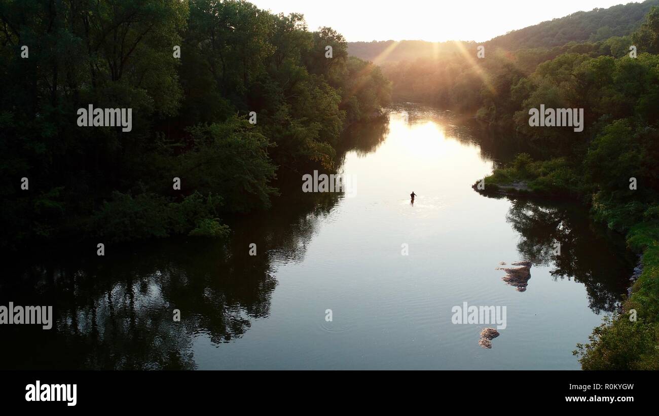 Man wading hi-res stock photography and images - Alamy